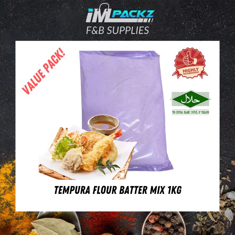 TEMPURA BATTER FLOUR MIX HALAL 1KG | Shopee Malaysia