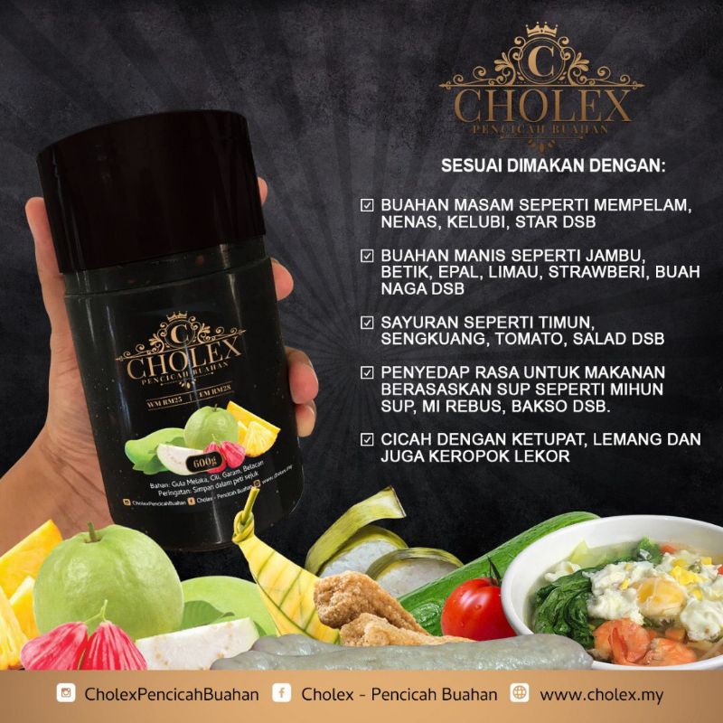 CHOLEX PENCICAH BUAH🔥READY STOCK🔥 | Shopee Malaysia