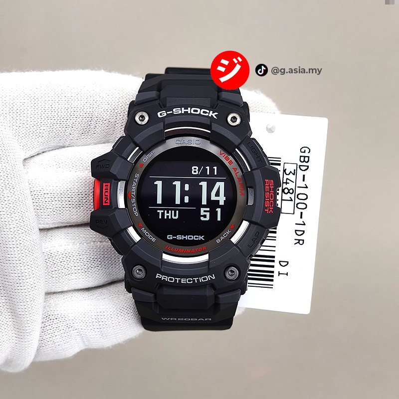 G SHOCK GBD-100 GBD-100-1 GBD-100-1D GBD-100-1DR GBD100 Hitam | Shopee ...