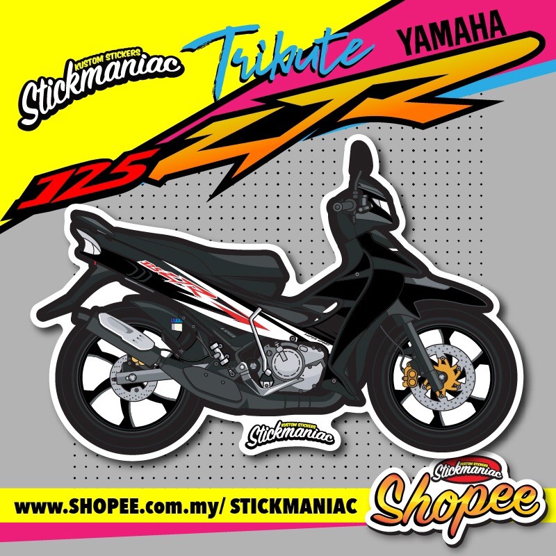 Y125ZR Custom Stickers | Shopee Malaysia