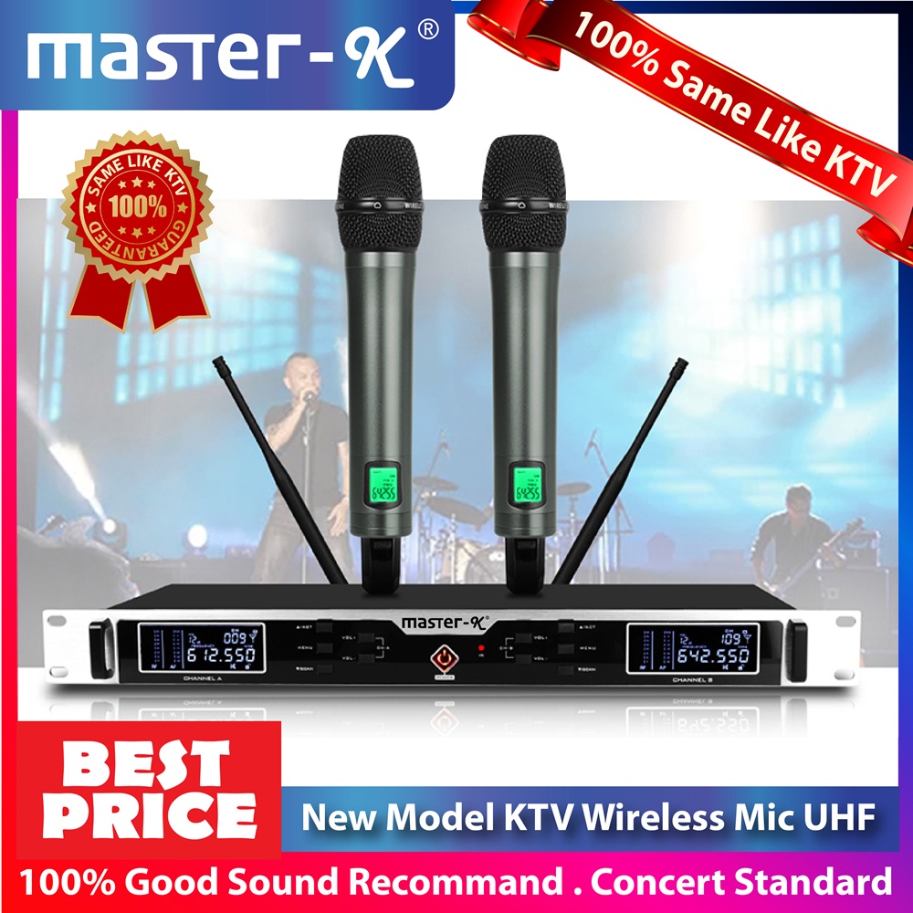 MASTER-K Professional Wireless Microphone System (Good Sound Recommend ...