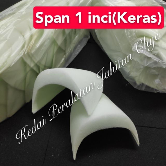 Span Baju 1 Inci ( Siap Bentuk ) Jenis Keras Padding Sponge | Shopee ...