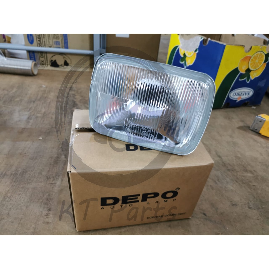 UNIVERSAL HEAD LAMP / HEAD LIGHT / DEPAN LAMPU BESAR 6052 SEAL BEAM H4 ...