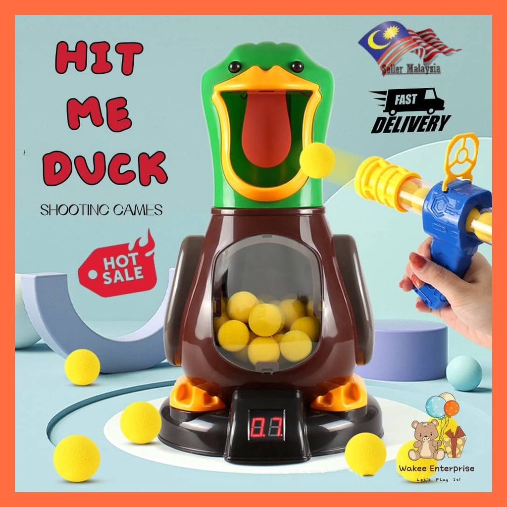 New Ready Stock Duck Toys Shooting Games For Kids Toys Hit Me Duck ...