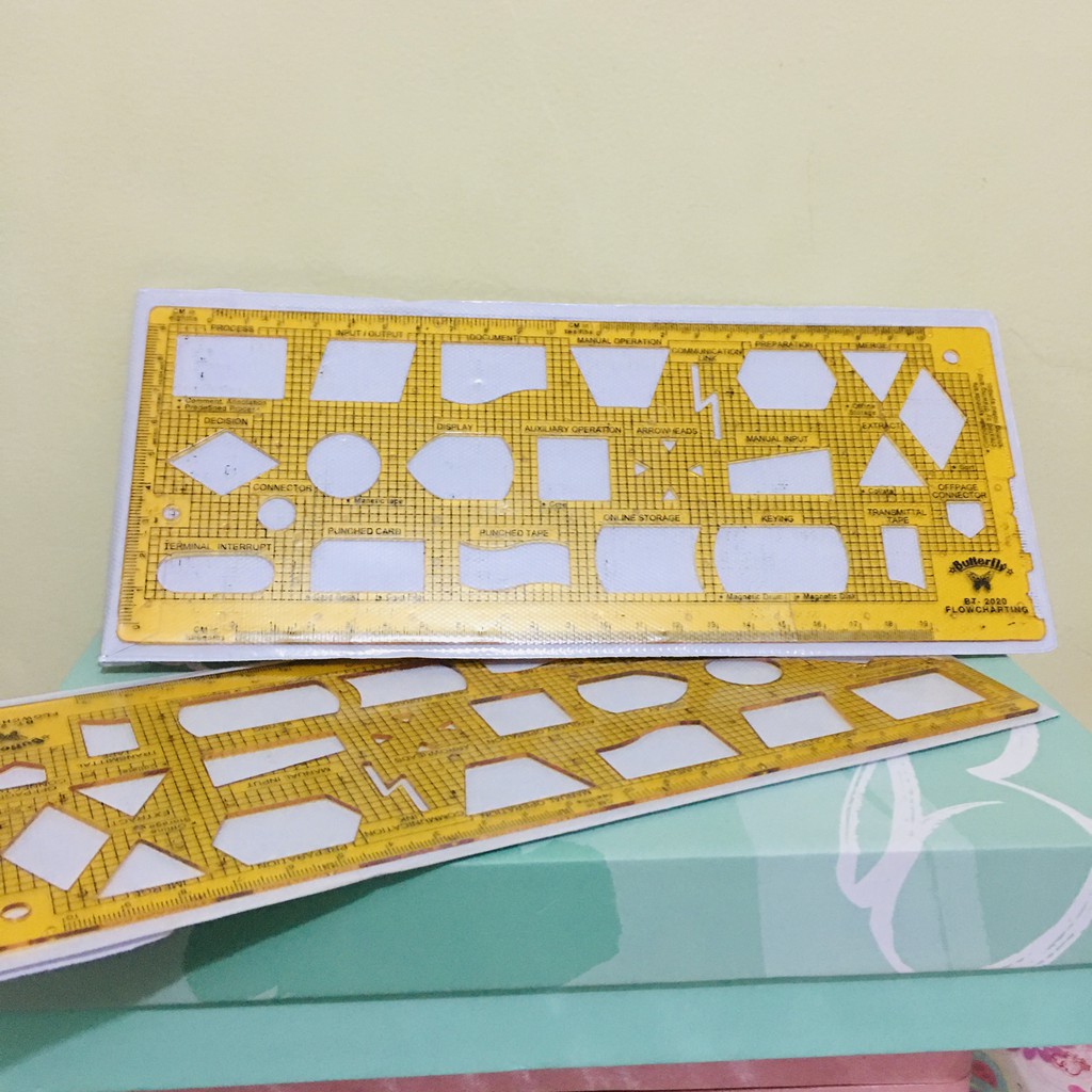 Butterfly flowchart ruler 2020 [NEW] | Shopee Malaysia