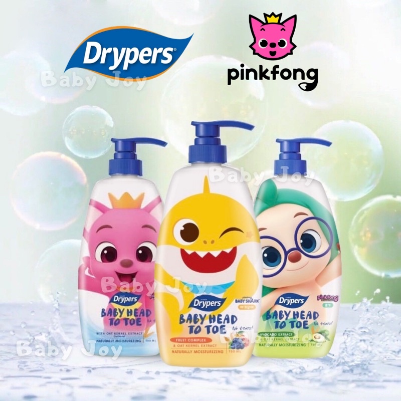 Drypers Baby Head to Toe PinkFong(750ml) | Shopee Malaysia