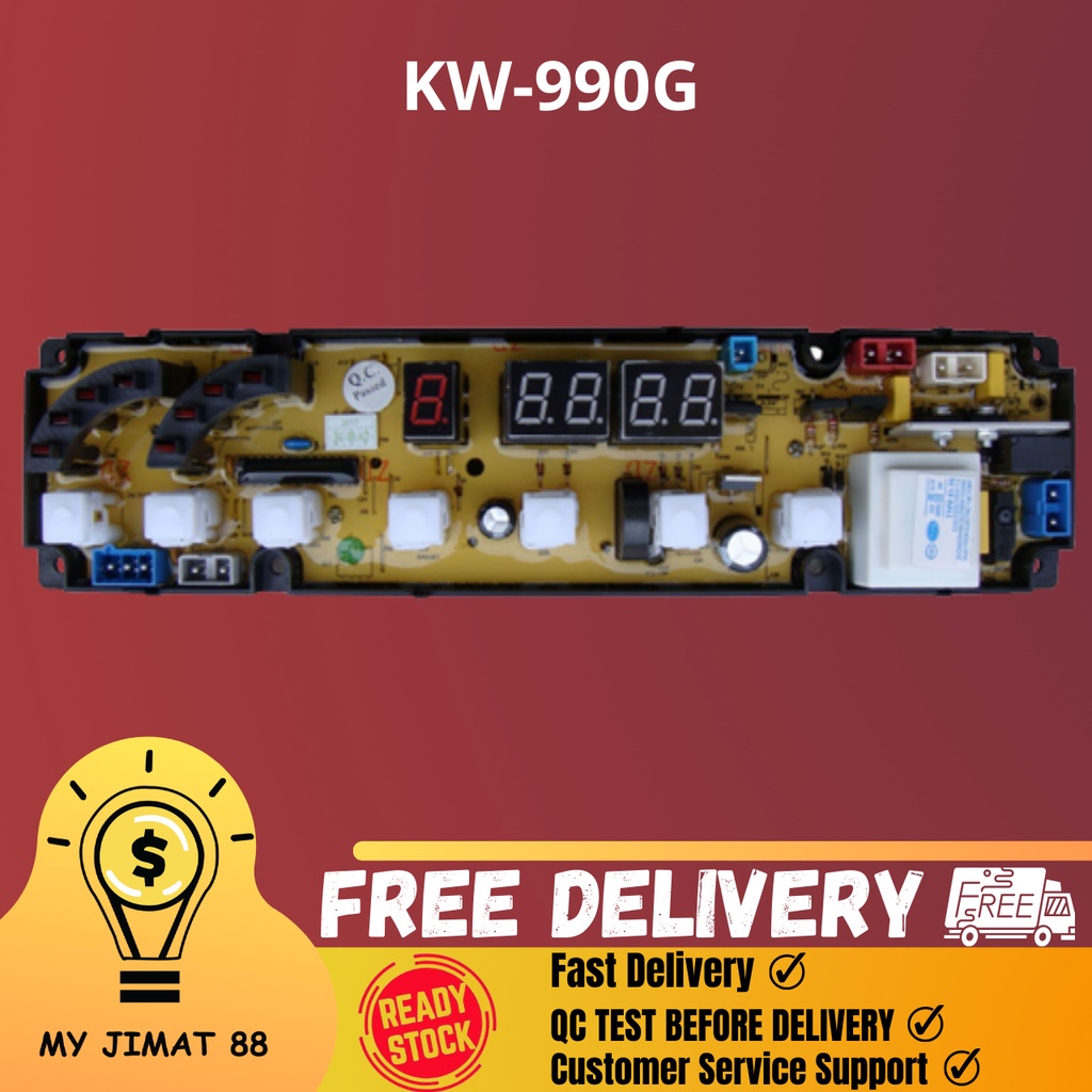 KELUARGA WASHING MACHINE CPU PCB BOARD KW-990G | Shopee Malaysia