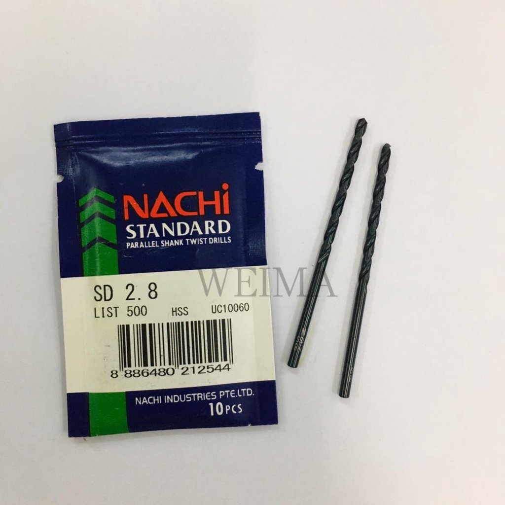 [100% Original] NACHI HSS STANDARD PARALLEL SHANK TWIST DRILL / HSS ...