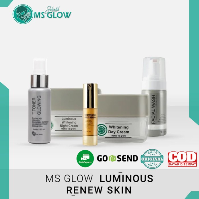 Ms GLOW Luminous Renew Skin Package - Luminous Package + Gold Serum ...