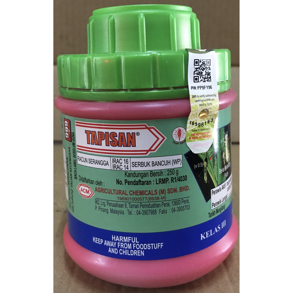 * ORIGINAL * ACM Tapisan 250g / racun serangga / bena hijau / buprofezin & cartap hydrochloride ...