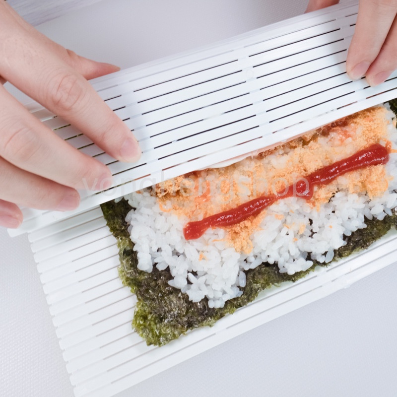 DIY Easy Sushi Roller Mats Washable Reusable Sushi Roll Mold Mat Rice ...