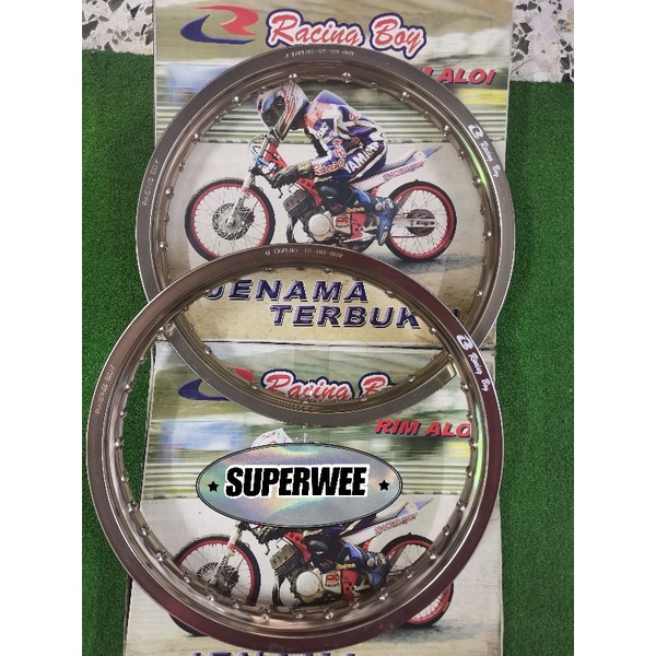 ALLOY RIM RACING BOY 1.85X17 LIMITED STOCK 2pcs(SET) | Shopee Malaysia