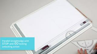 Adjustable Triangle Ruler Plain Edge for Architect, Engineer Drafting ...