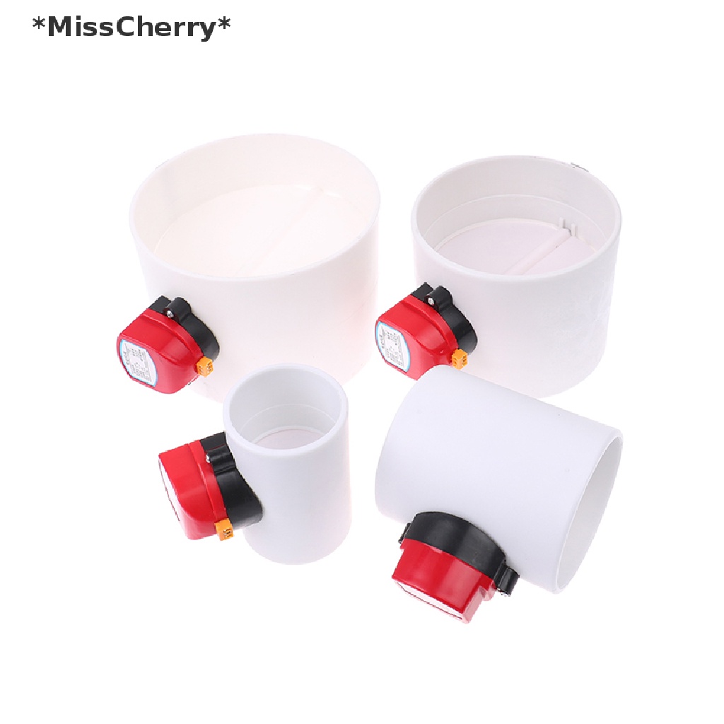 [[MissCherry]] Electric Damper PVC Pipe Air Volume Control Valve Round ...