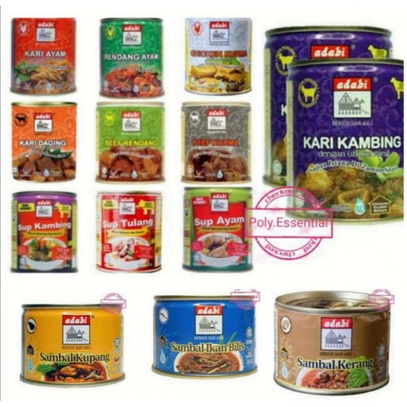 [Special Offer] ADABI KARI KAMBING 280g / kari daging/ kari ayam/ sup daging | Shopee Malaysia