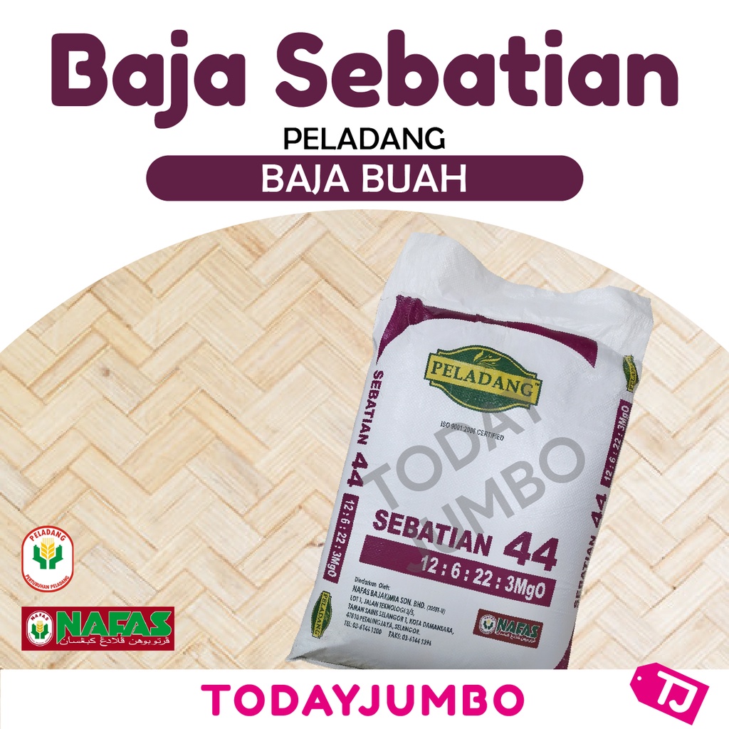 [5KG] 44 Baja Peladang Buah PROMOSI Baja Sebatian Baja Buah, Baja Sayur ...