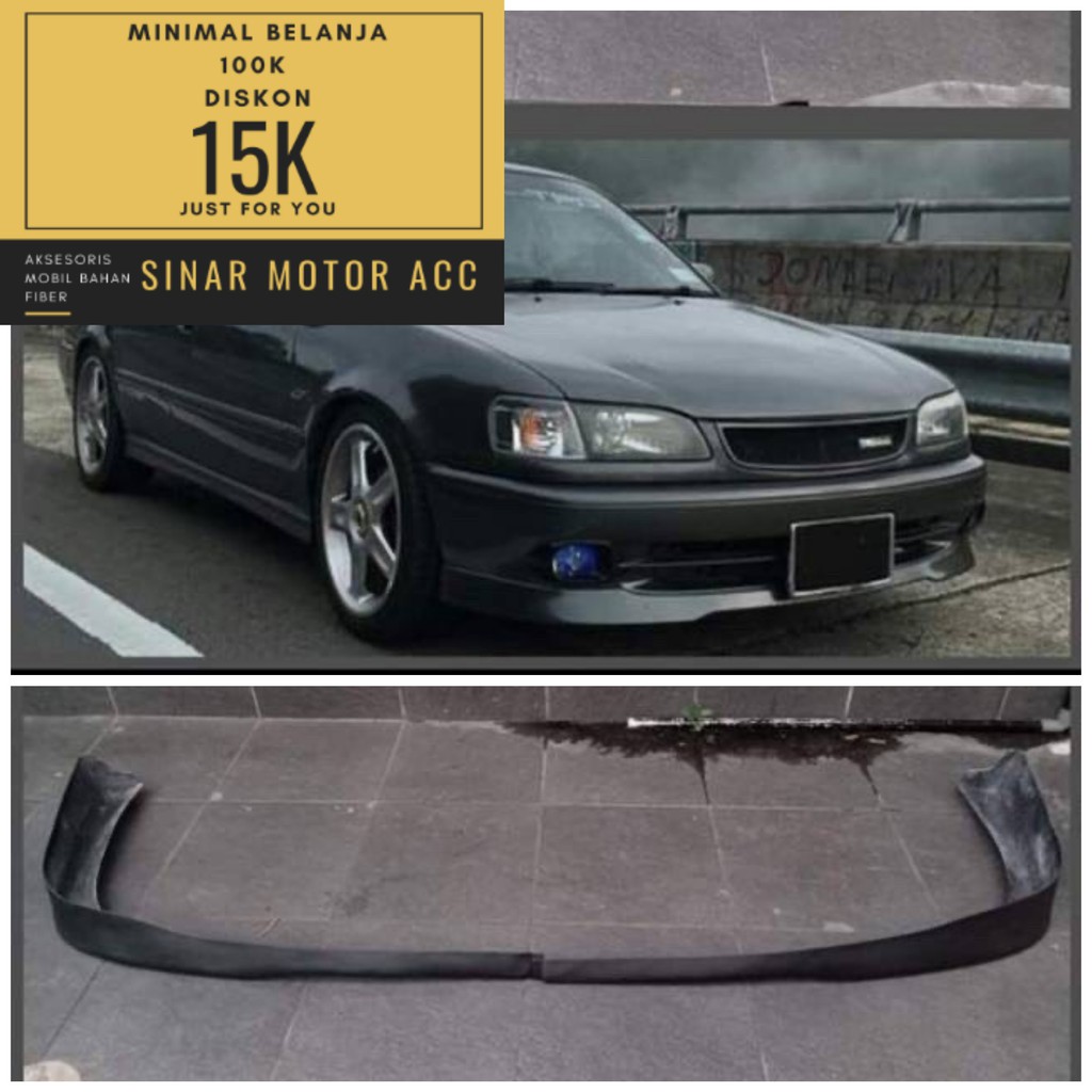 Front Lips Corolla All New corola Soluna Model GT Toyota All New ...