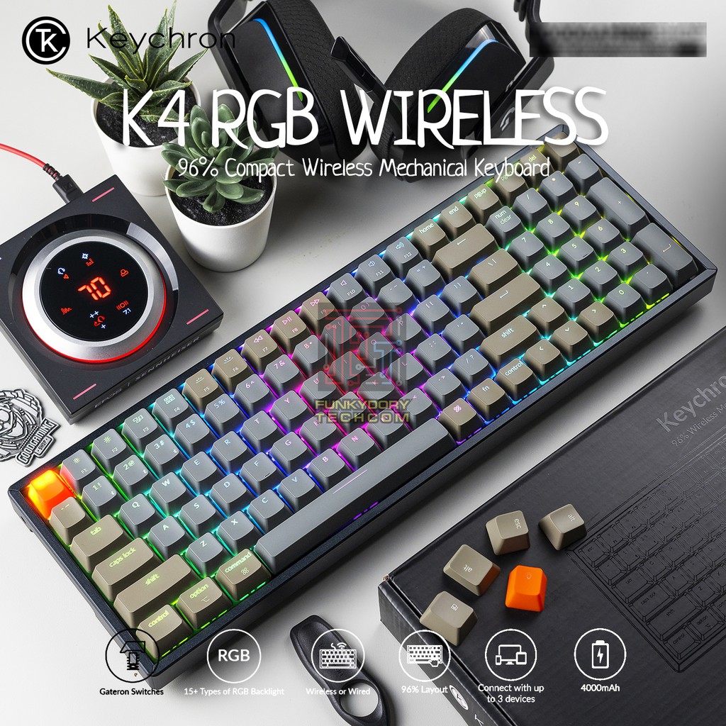 Keychron K4 Wireless Mechanical Keyboard (Version 2) | Shopee Malaysia