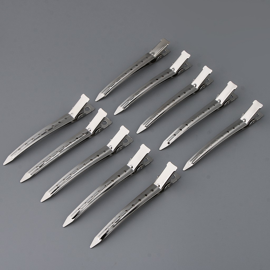 [PerfkMY] Metal Clips Duck Bill Sectioning Clips Alligator Hair Clips ...