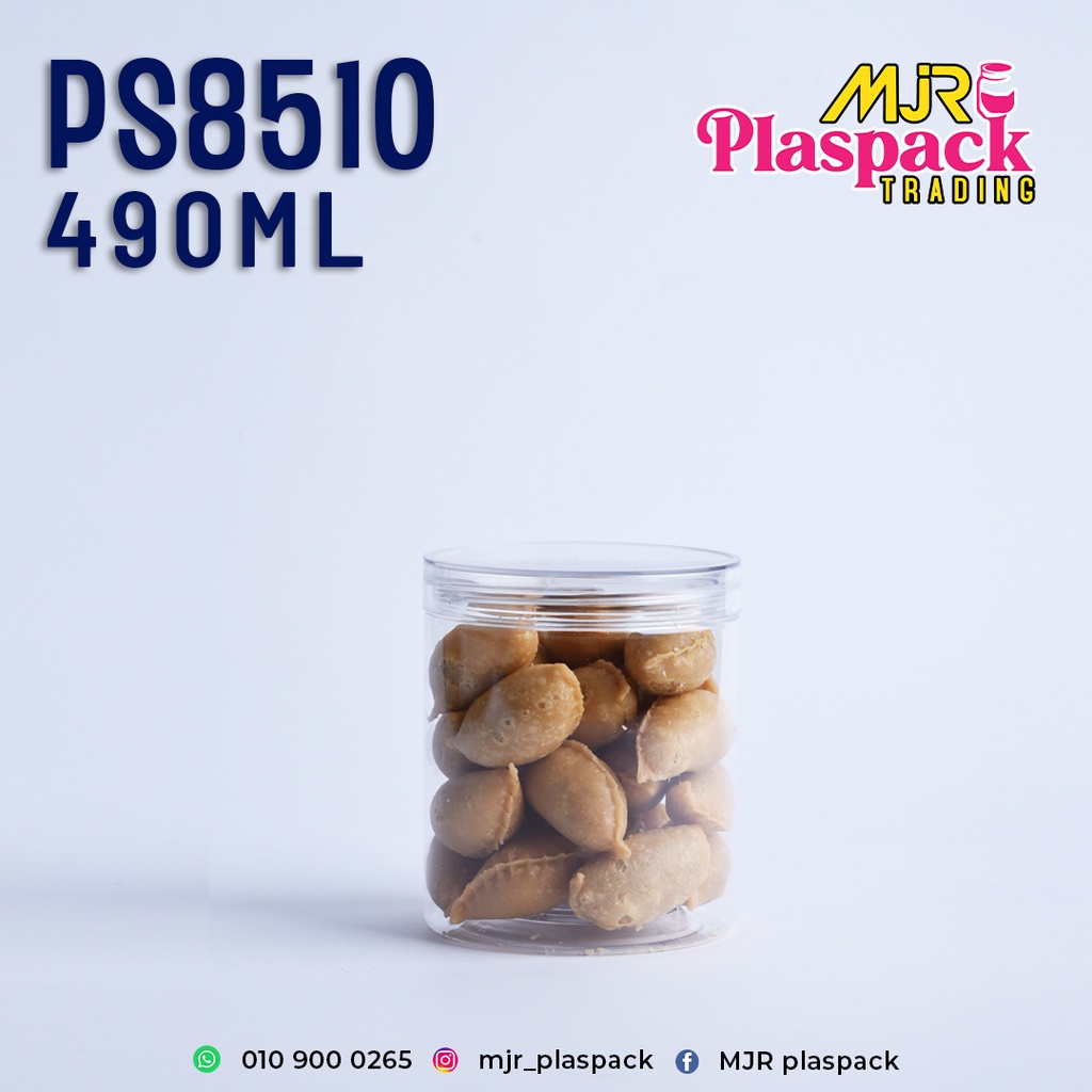 (Borong) Balang PS 85×100 (Transparent)/ Balang Biskut/ Balang Chocojar ...