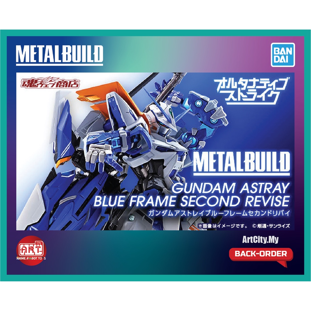 Bandai Metal Build - Gundam Astray Blue Frame Second Revise - 1/100 ...