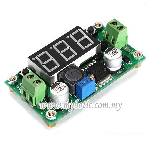 LM2596 DC-DC ADJUSTABLE STEP DOWN MODULE WITH 7 SEGMENT DISPLAY | Shopee Malaysia