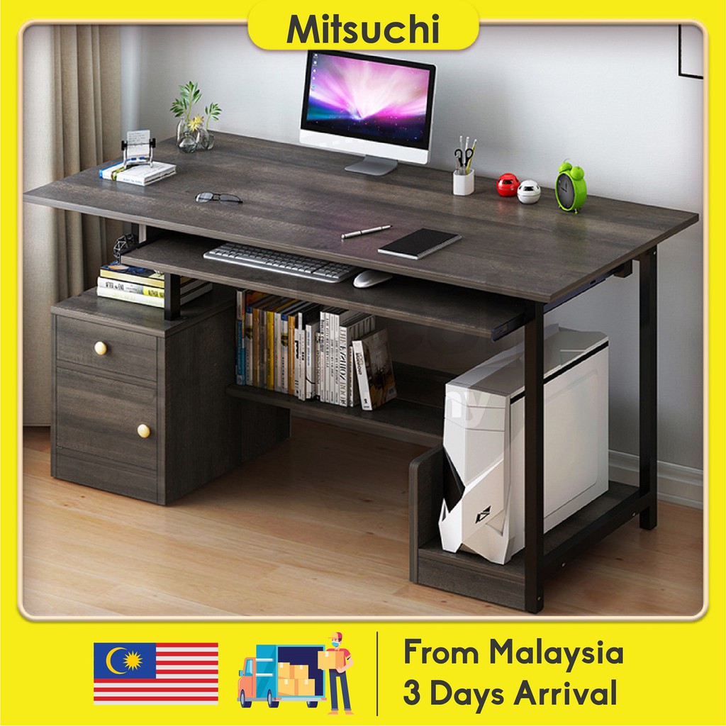 Student Desktop Office Computer Desk/Office Table/Meja Komputer ...