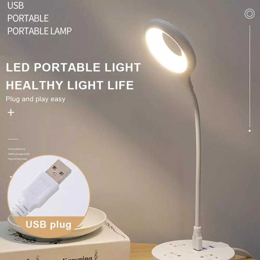 USB Computer Desk Lamp LED Desk Lamp / Foldable and Curved Study Room ...