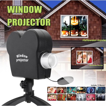 🌹READY STOCK🌹 Kids Window Projector Mini Holiday Video Lamp Halloween ...