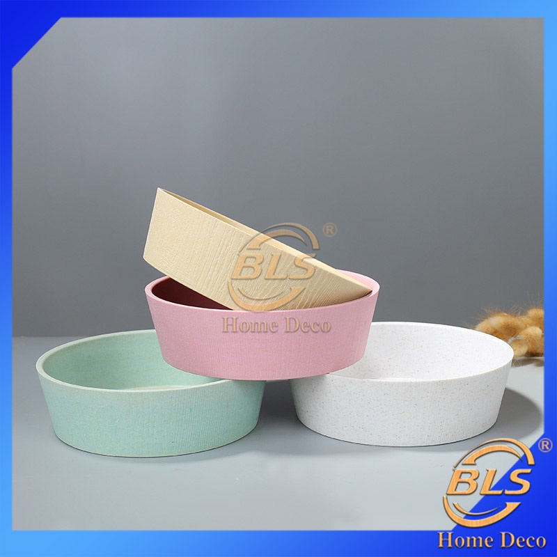 Basin Shape Fiber Flower Pot Fibre Degradable Environmentally Friendly ...