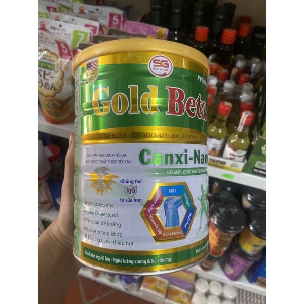 Gold BETA CALCIUM NANO MILK HELPS STRONG BONE 900GR | Shopee Malaysia