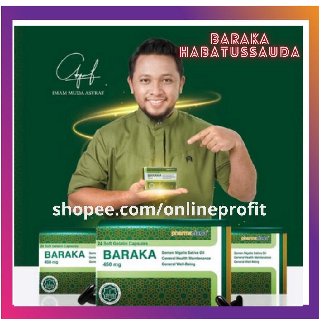 BARAKA HABBATUS SAUDA ORIGINAL KAPSUL 450MG SOFT BOLEH REDEEM SHOPEE ...