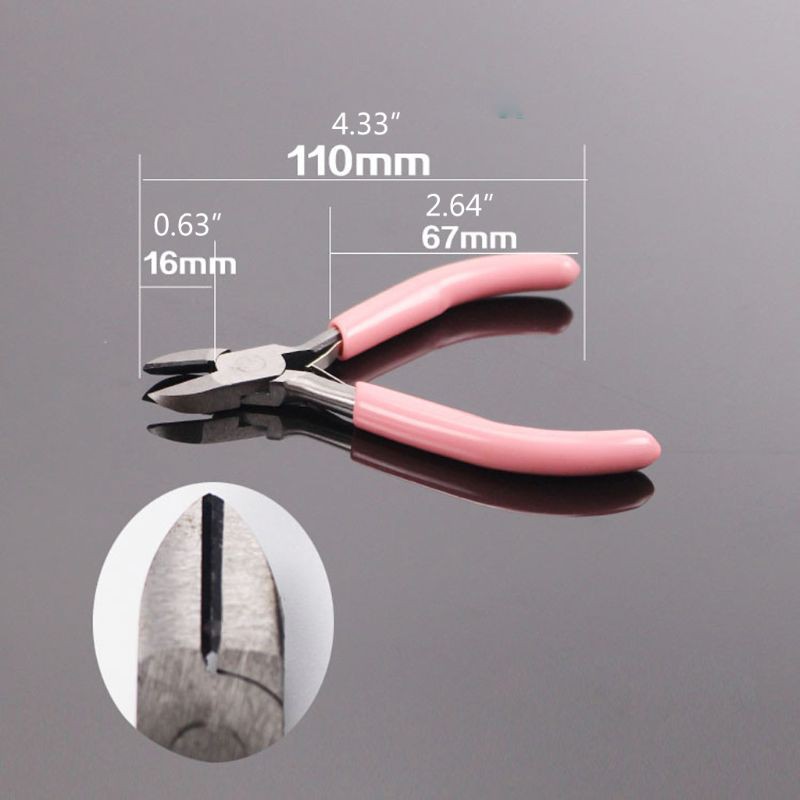 FLGO 3Pcs Jewelry Pink Pliers Set Wire Cutting Bending Plier Jewelry ...