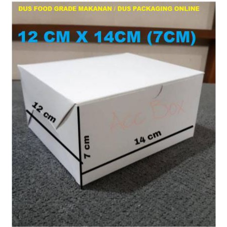 Plain SNACK CAKE DUS FOOD BOX / ONLINE PACKAGING 12 X 14 / 310GR ...