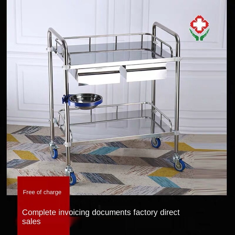 【Explosion】Medical trolley stainless steel medical instrument ...