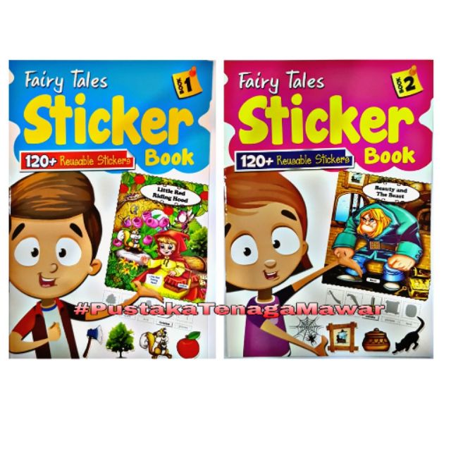 PTM: FAIRY TALES STICKER BOOK | Shopee Malaysia