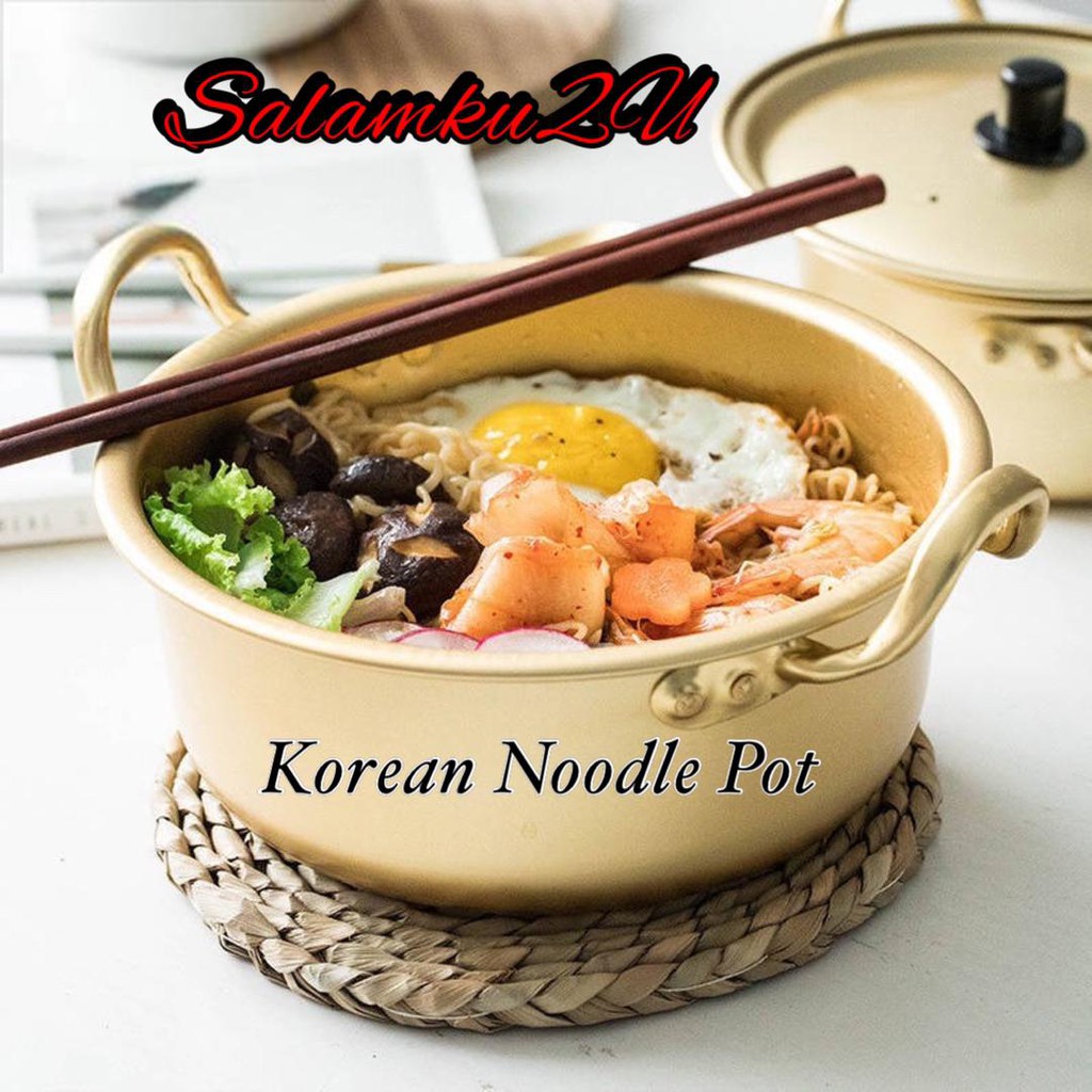 New Arrival !!! Korean Noodle Pot/Korean Gold Pot/Aluminium Pot/Periuk ...