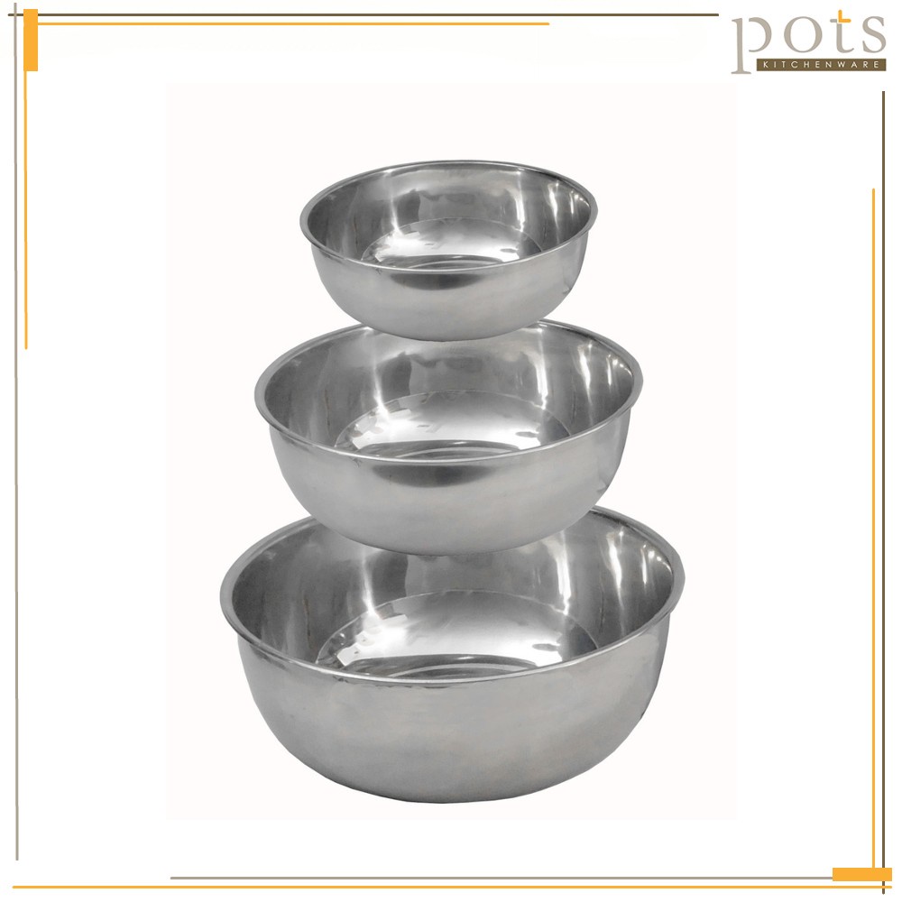 6pcs Stainless Steel Mini Small Dishes Vegetable Steaming Bowl Mangkuk ...