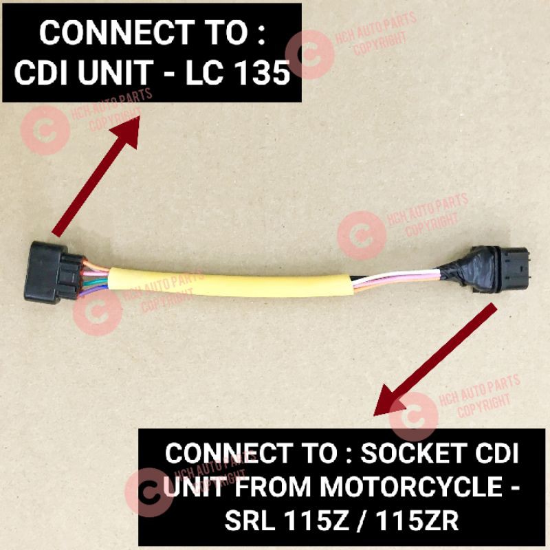 CDI CONVERTER SOCKET - LC 135 > PNP > SRL 115Z/ ZR/ E115M/ MODENAS MR2 ...