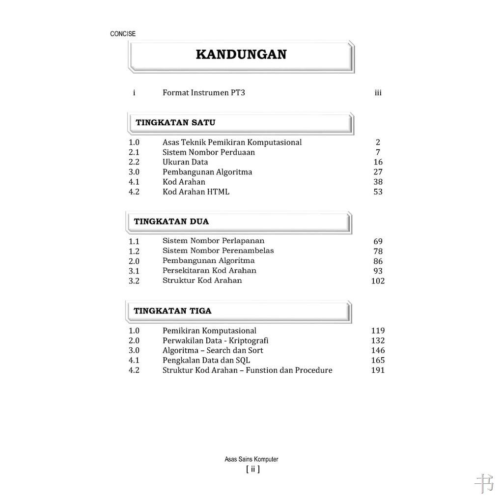 learning book BUKU ASK TING 1,2,3 - CONCISE NOTA & RUJUKAN ASAS SAINS ...