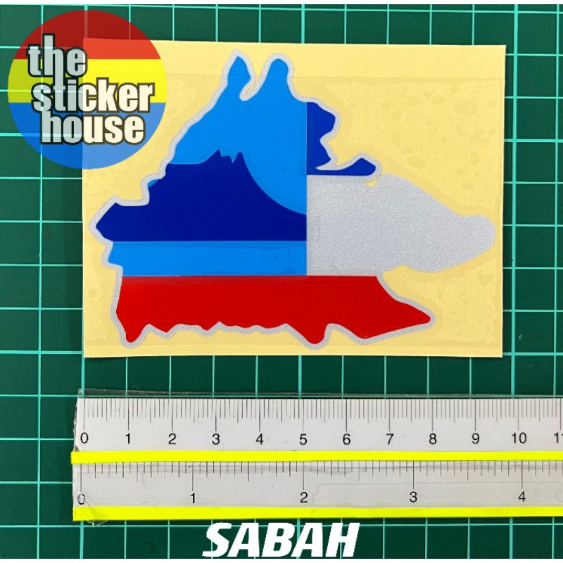 PETA STATES MALAYSIA PETA NEGERI MALAYSIA STICKER CUTTING OVERLAPPING ...