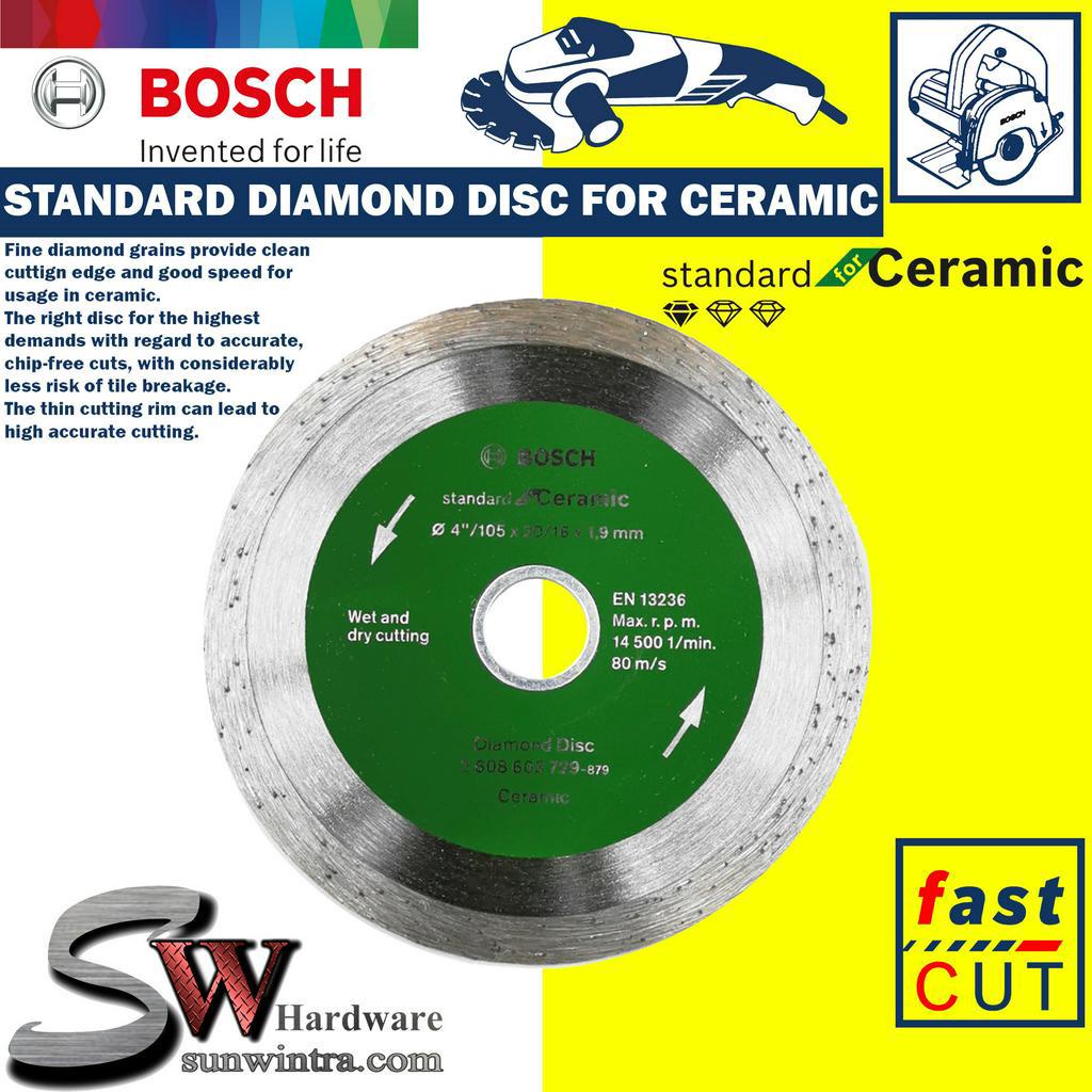 Bosch Professional 105mm (4˝) Standard Diamond Cutting Disc (Different ...