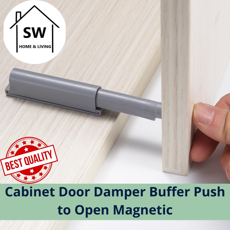 SW Cabinet Door Damper Buffer Push To Open Magnetic Latch System ...