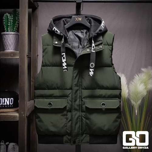 Rompi HOODIE Men Parachute VEST FASHION / ROMPI HOODIE Thick / JUMBO ...