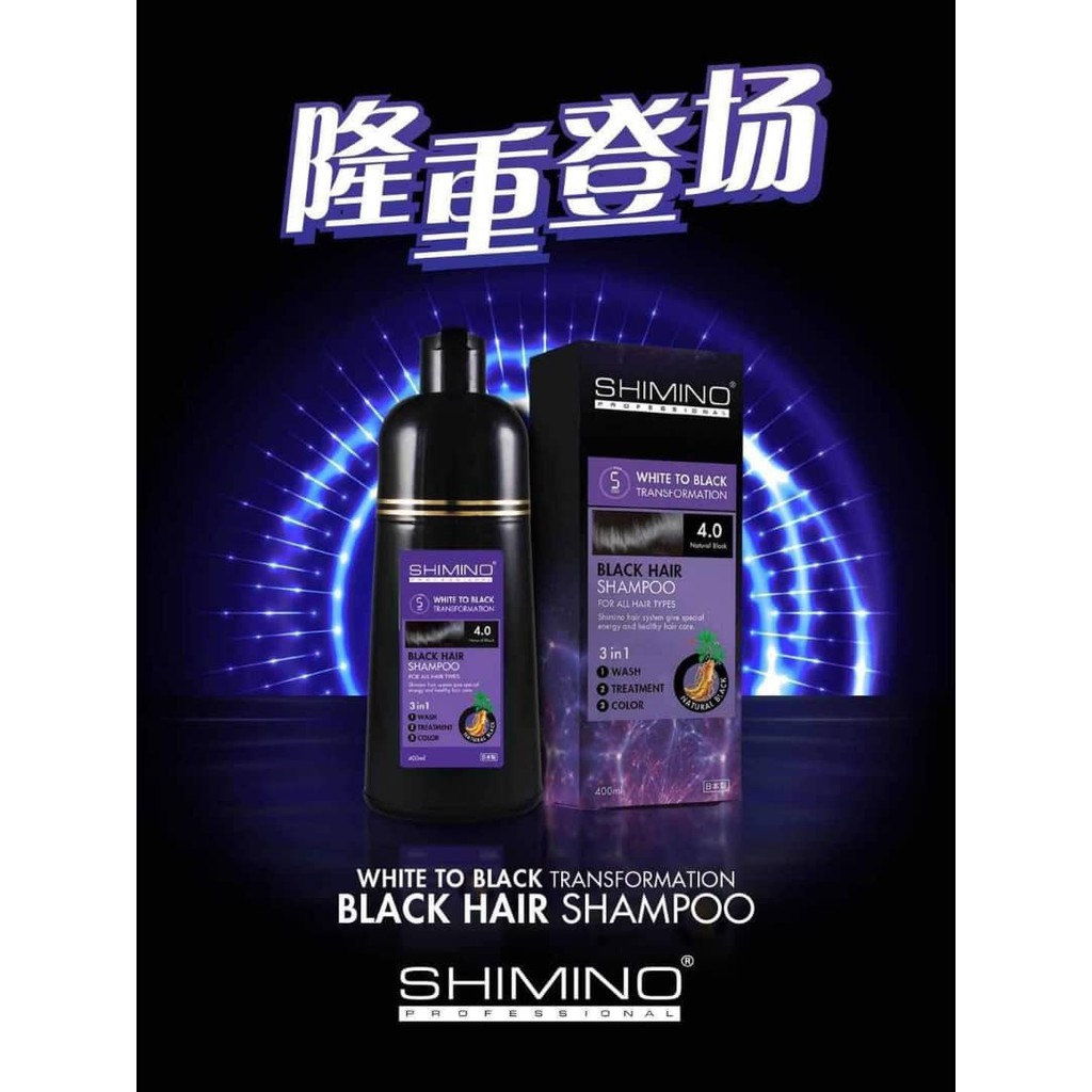 SHIMINO PROFESSIONAL BLACK HAIR SHAMPOO | Shopee Malaysia