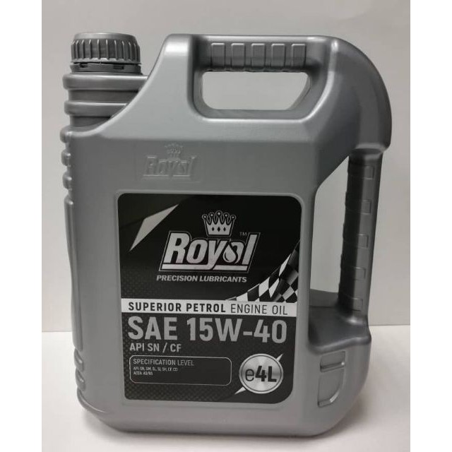 Royal Superior Petrol Engine Oil SAE 15W-40 API SN/CF 4L | Shopee Malaysia