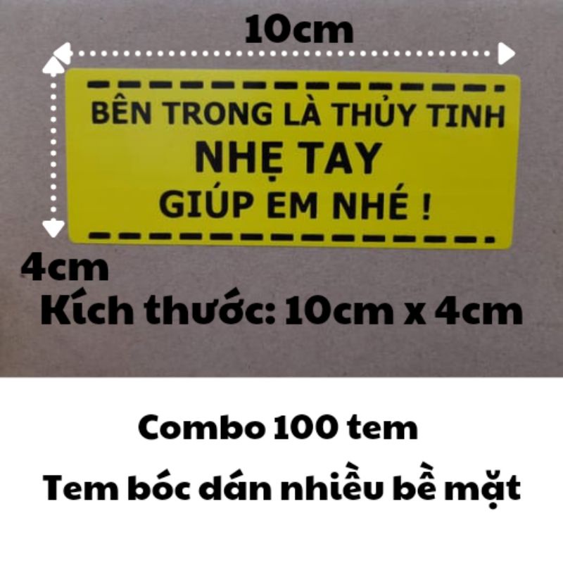100 Fragile Goods Warning Stickers | Shopee Malaysia