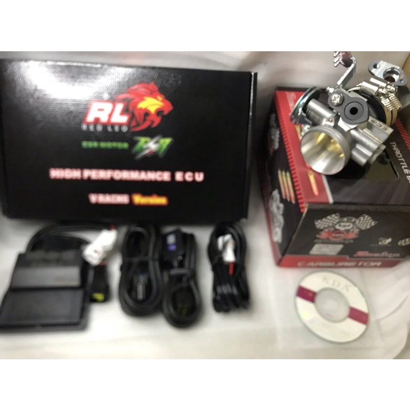 Ecu red leo y15 &throttle body 2 injector racing combo set !! | Shopee ...