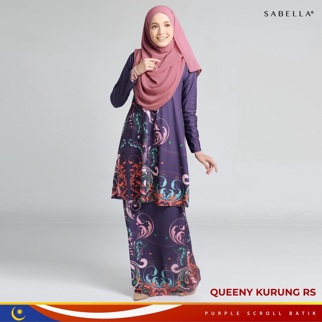 𝙍𝙀𝘼𝘿𝙔 𝙎𝙏𝙊𝘾𝙆! (10 DESIGN BARU) BAJU KURUNG SABELLA QUEENY & QUEENY BATIK ...