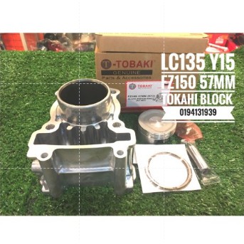 BLOCK TOBAKI FZ 150 57MM STANDARD FZ150 Y15 LC135 57mm Block Tobaki Set | Shopee Malaysia